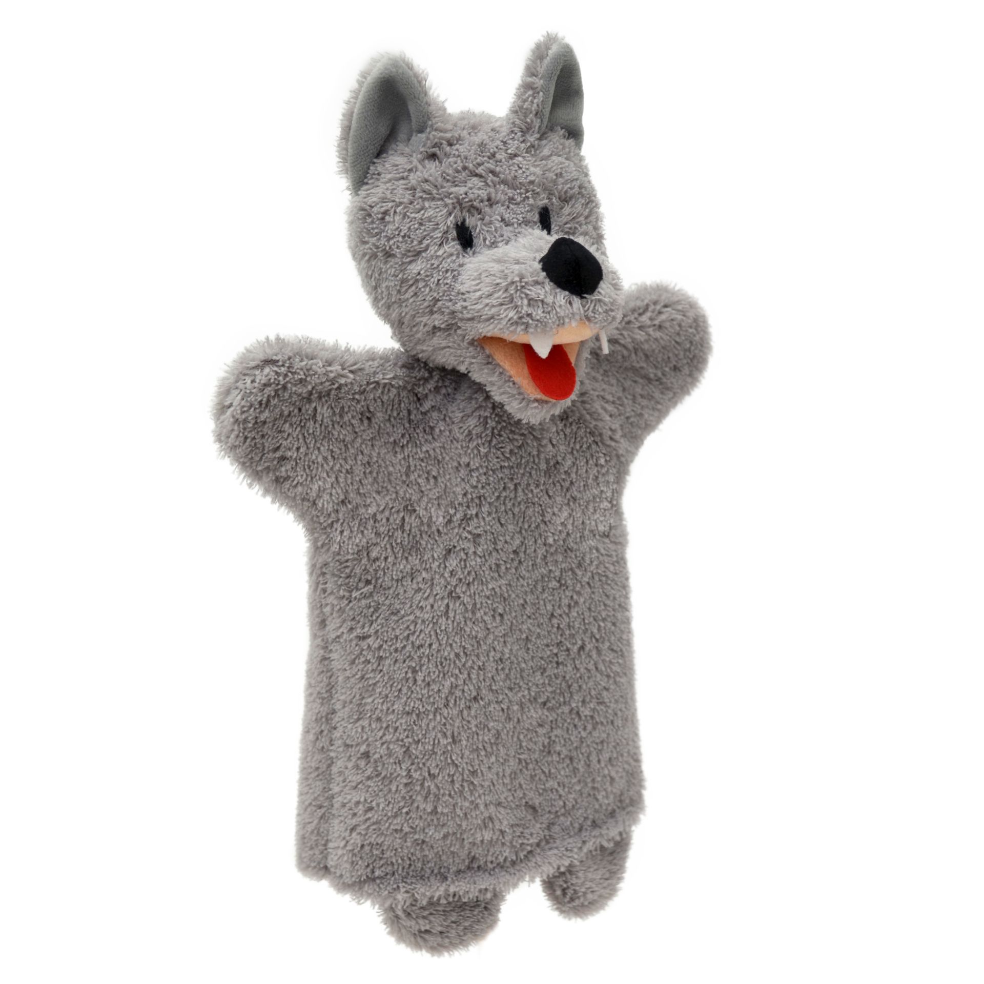 Punch and Judy Wolf (grey) Hand Puppet for Puppet Theatre | munabo